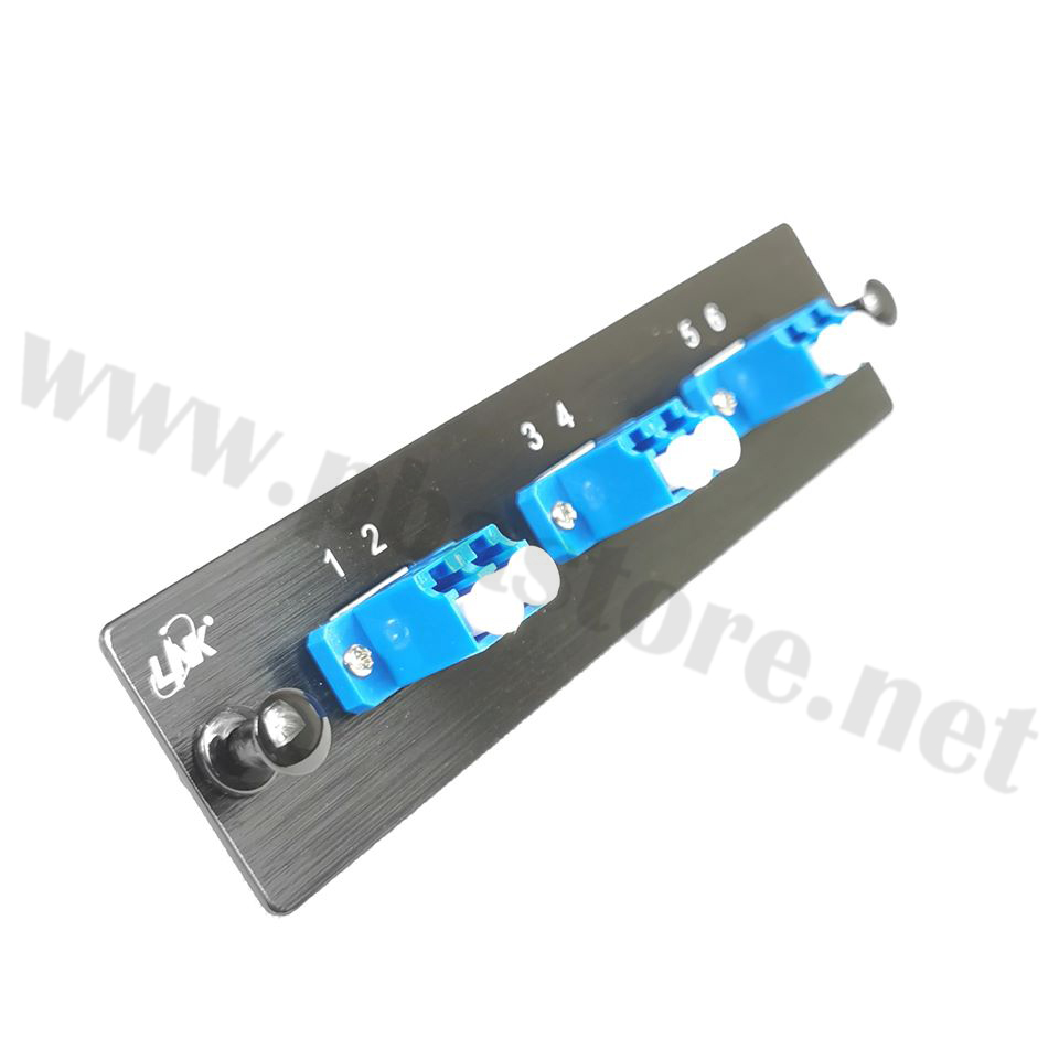 SNAP IN ADAPTER PLATE LINK รุ่น UF-2122SM 3LC DX SM แผง Snap-In ขนาด 3 LC Duplex Adapter (หัวคู่ ...